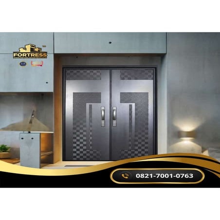 WA 0821 7001 0763 (FORTRESS) Pintu Besi Dua Daun Minimalis di Malang | PDF