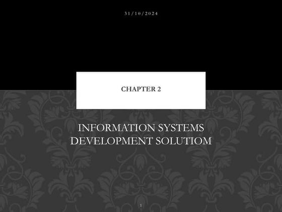 Implementation of MIS and its methods | PPT