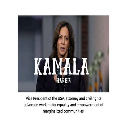 From the Senate to the White House: Kamala Harris’s Impact | PPT