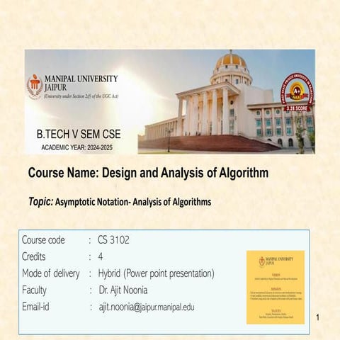 2 Asymptotic Notation Analysis Of Algorithms Pdf