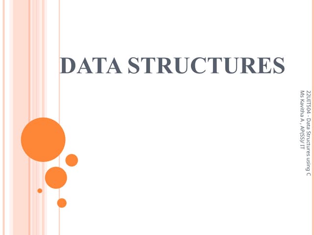 Introduction To Data Structures Abstract Data Types Classification 2194