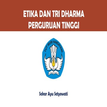 Tri darma perguruan tinggi ksksmdidndodkdkd | PDF