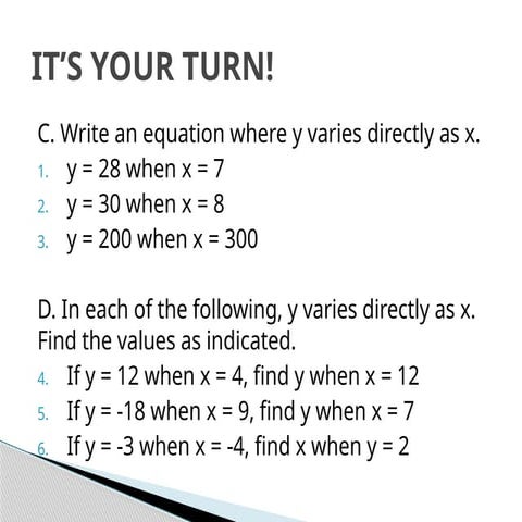 QUARTER 2 MATHEMATICS 9 INVERSE VARIATION | PPTX