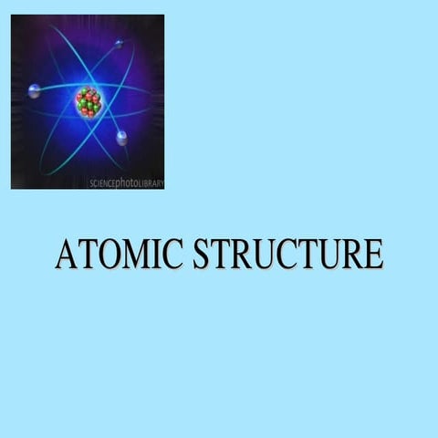 PPT on Structure of atom 9th standard ncert | PPT