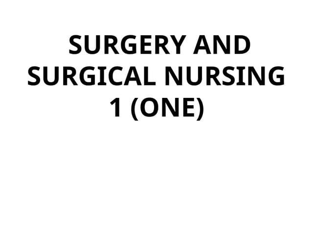 Principles of Pre and post operative care.pptx | First Aid | Injuries