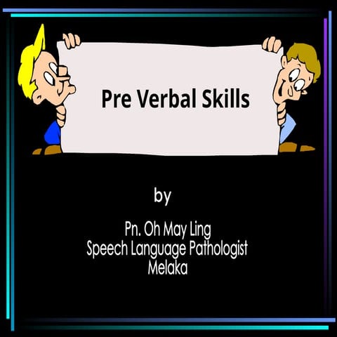 PRESENTATION FOR VERBAL SKILLS FOR SPECIAL EDUCATION | PPT