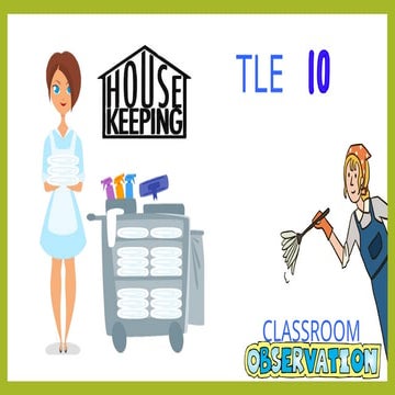 Housekeeping-Classroom Observation- Types of Linens. | PPTX
