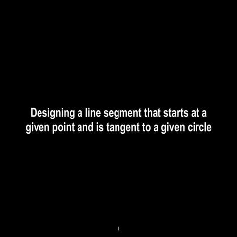 2. Constructing a line segment that starts at a given point and is ...