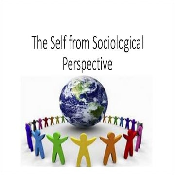 UTS: UNDERSTANDING THE SELF : The self in sociological perspective | PPTX