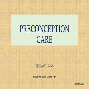 preconception care thterh cghh dhsdh shgfds | PPT