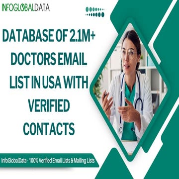 Discover The Power Of Our Comprehensive Emails of Doctors – Reasons To ...