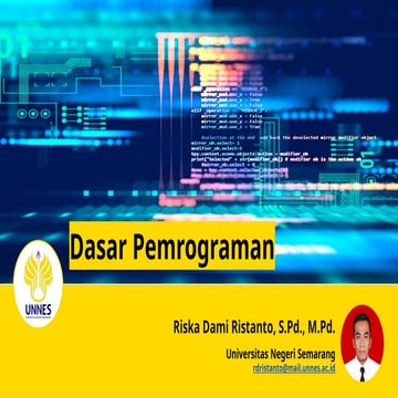 2. Dasar Pemrograman Algoritma Pemrograman.pptx