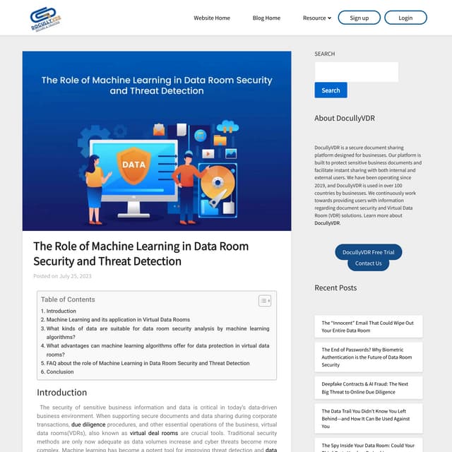 Machine Learning: A Game-Changer in Cybersecurity | PDF