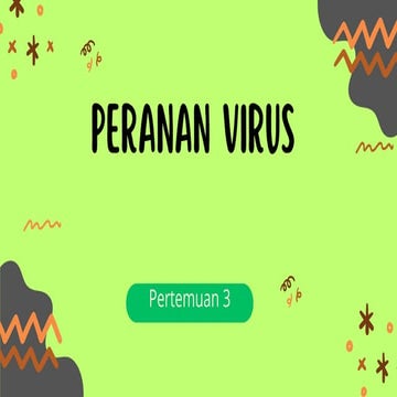 Contoh PPT Peranan Virus untuk kelas X Kurikulum 2013 | PPT