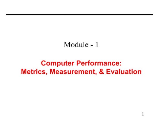 Computer performance | PDF