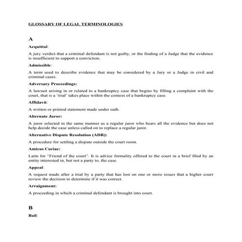 2. Basic Legal terminologies in law for paralegal officers .docx