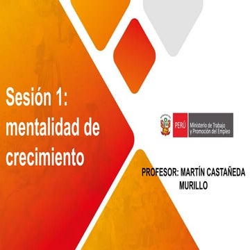 Mentalidad de crecimiento personal en la educacion | PPTX