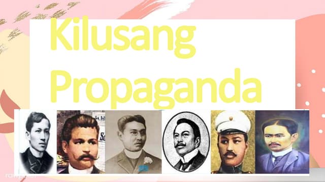 ANG MGA PROPAGANDISTA 6 | PPTX