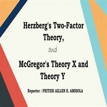McGregors Theory X and Y and Herbergs Factor Theory.pptx