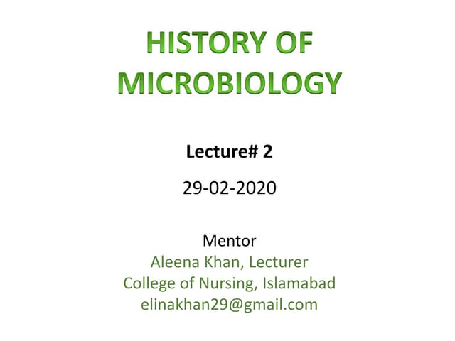 Contribution of Leeuwenhoek, Louis Pasteur, Robert Koch, Joseph Lister ...