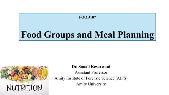 Factors affecting food & nutrition | PPTX