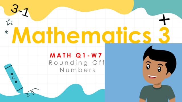 Rounding Numbers (Math 4) | PPTX