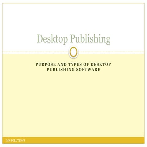 Desktop Publishing software DTP APPLICATIONS | PPTX