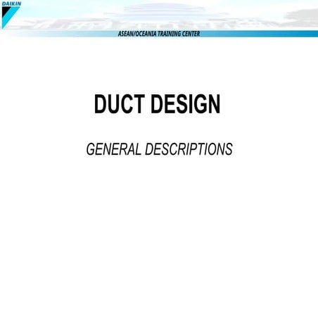 Air duct sizing Presentation for Use Software | PPT