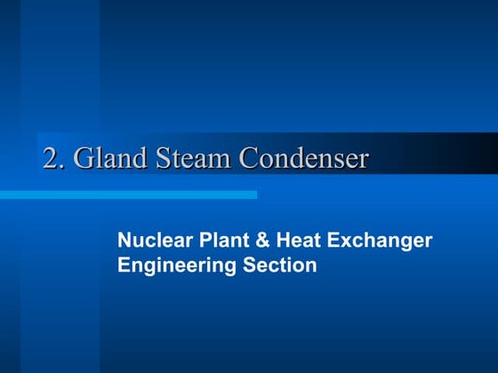 Condenser in thermal power plants | PPT | Home Appliances | Home & Garden