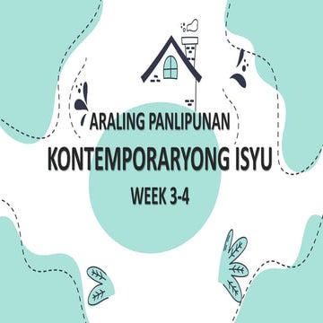 kontemporaryong isyu, isyu sa paggawa week 3-4 arp | PDF