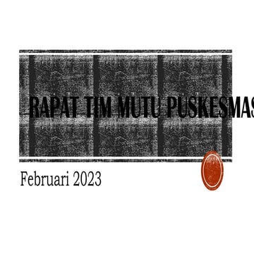 2. Materi Rapat TMP feb.pptx puskmas B.L | PPTX