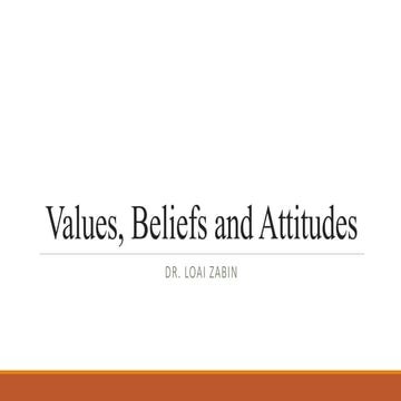 Values, Beliefs and Attitudes................. | PDF