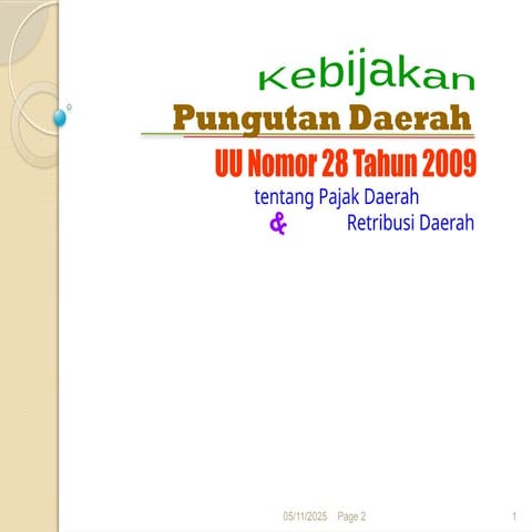 2.. .Kebijakan Pungutan pajak Daerah.pptx