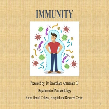 Specific and non Specific immune responses | PPTX