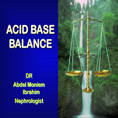 2. Acid-Base Balance.Acid-Base Balanceppt | PPT
