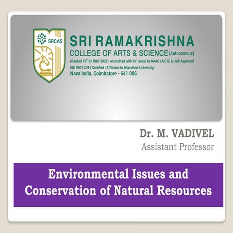 Environmental Issues & Conservation of Natural Resources.pptx