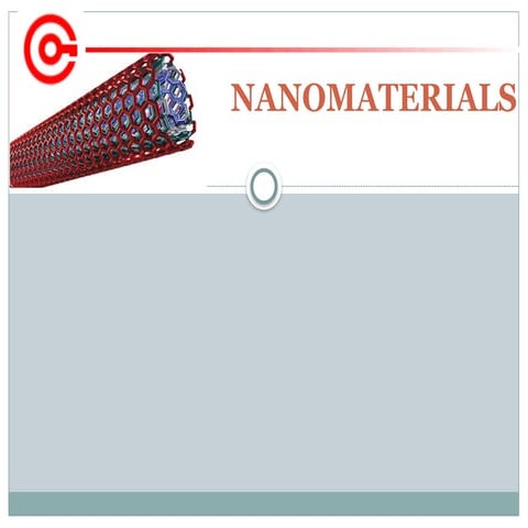 Nanomaterials | PPTX