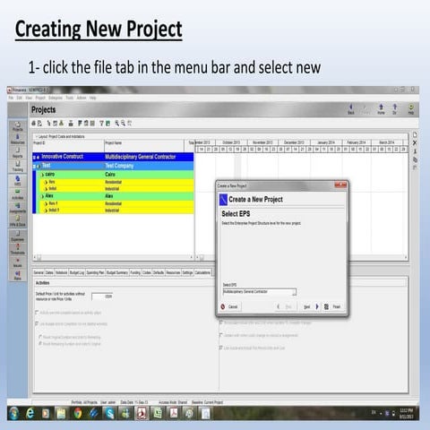 Beginners guide to Primavera P6 to learn the basics | PDF