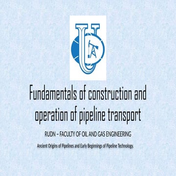 2. a,b,d,g) History of Pipeline Development..pptx