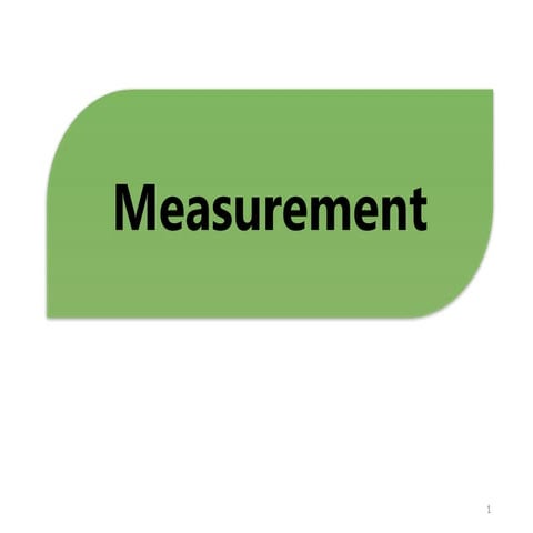 Measurements in physics how instruments are used | PPTX