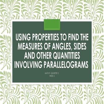 2. Using Properties to Find the Measures of Angles.pptx