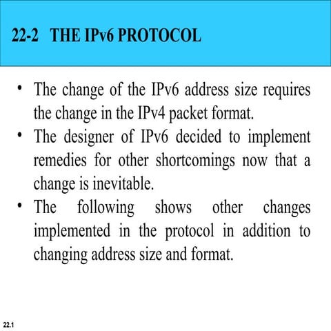Ipv6 full complete detail and overview of it | PPTX