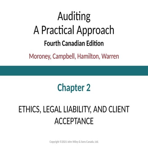 auditing a practical approach to business | PDF