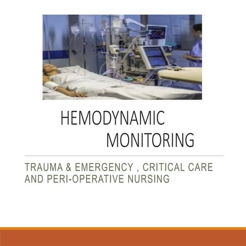 Icu monitoring | PPTX