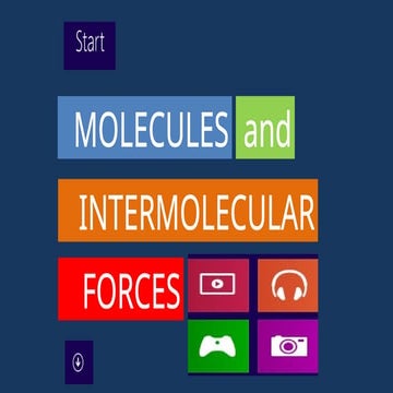 Intermolecular Forces of attraction | PPTX