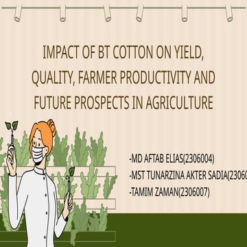 Bt cotton | PPTX