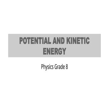 kinetic and potential energy- PowerPoint | PPT