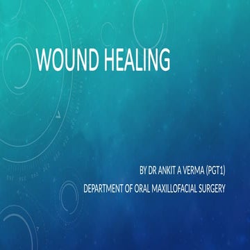 Comprehensive Overview of Wound Healing Processes and Classifications ...