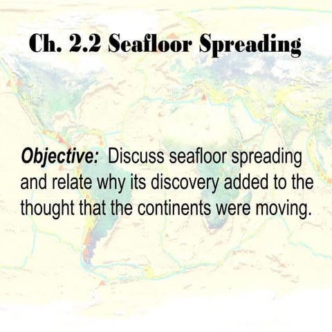 2.2 seafloor spreading | PPT | Geology | Science