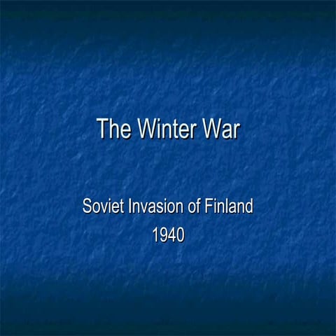 2 3. the winter war | PPT